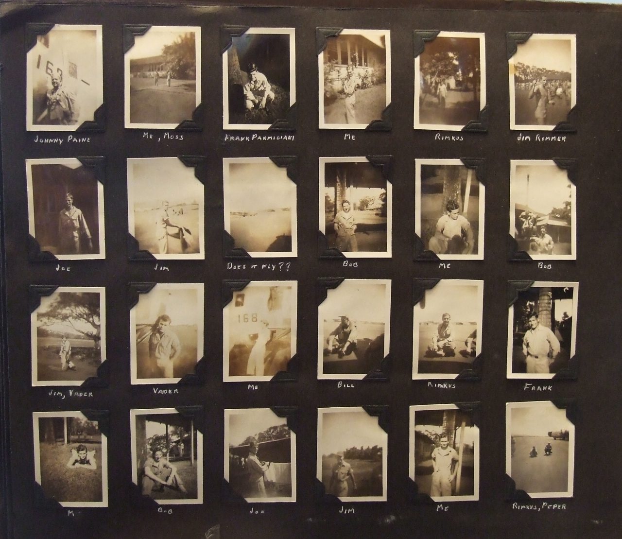WW2 Photo Scrapbook - LaFara Family